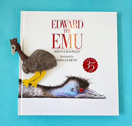 Edward the emu book and finger puppet set | Fossika
