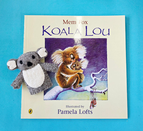 Koala Lou book and finger puppet set | Fossika