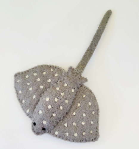 Spotted Sting-ray finger puppet | Fossika