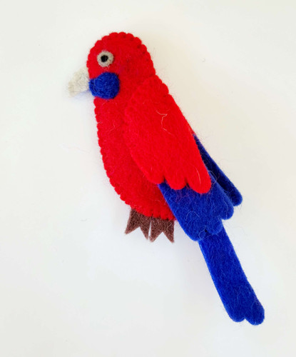 Parrot finger puppet | Fossika