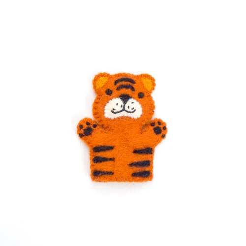 Tiger finger puppet | Fossika