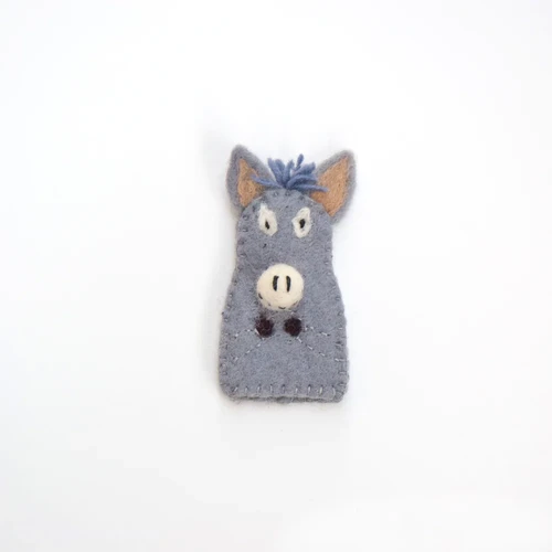Donkey finger puppet | Fossika