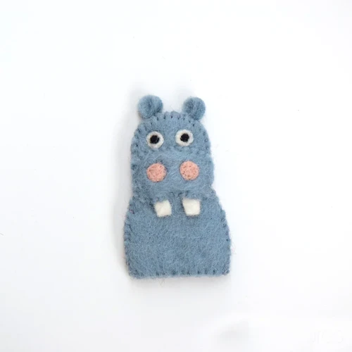 Hippo finger puppet | Fossika