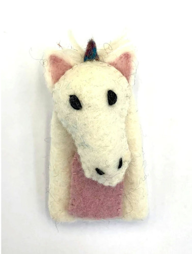Unicorn finger puppet | Fossika
