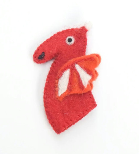 Red dragon finger puppet | Fossika