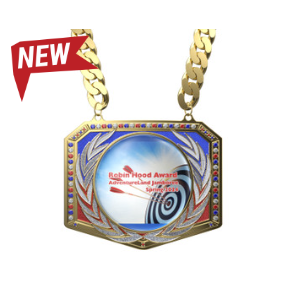 Express Patriotic Champ Chain w/ Premium Chain | EXP-CCPT | Marietta Trophy