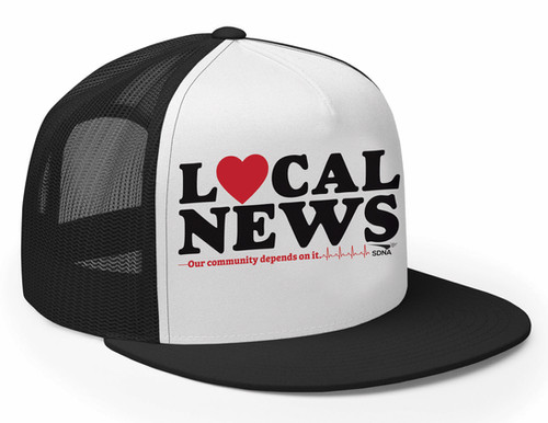 Local News (Heart) Trucker Hat | sdna