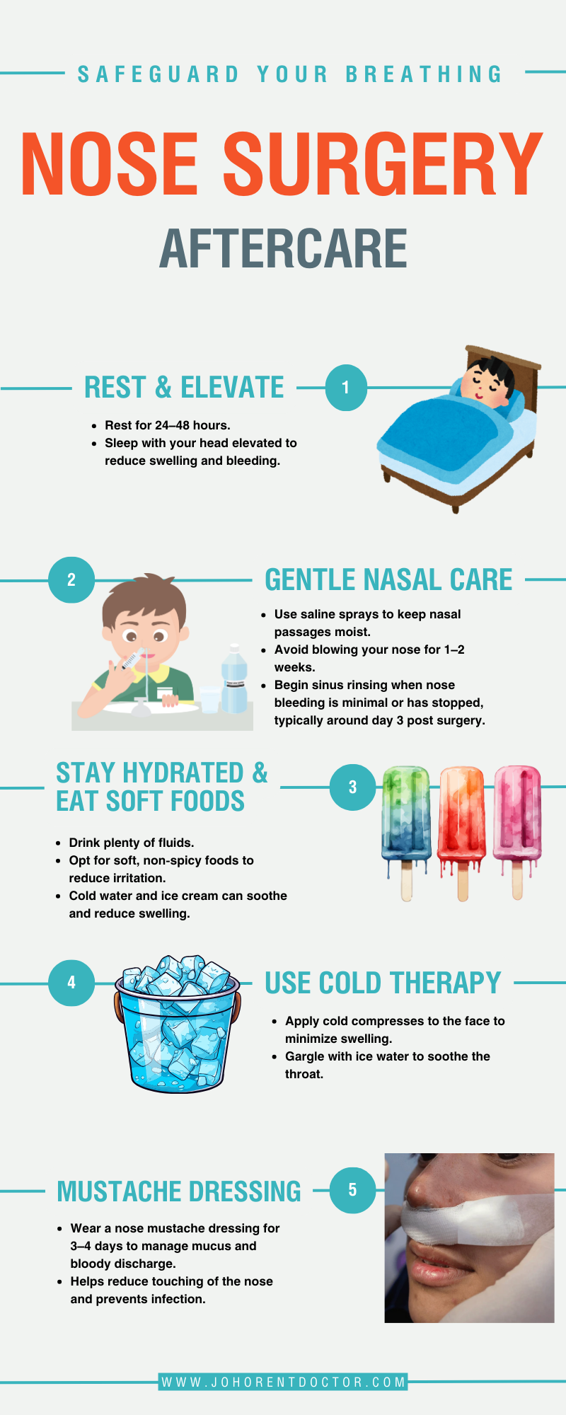 10 Essential Nose Surgery Recovery & Aftercare Tips