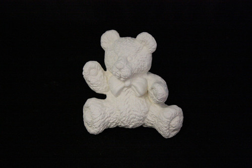 Patch Pal Bear (sitting & waving) | Countryside Ceramics