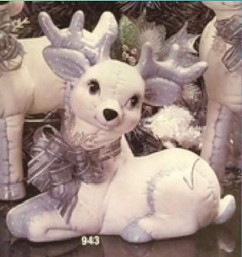 Ceramic Kimple Quilted Reindeer | Countryside Ceramics