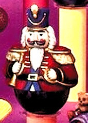 Ceramic Scioto Nutcracker Roly Poly | Countryside Ceramics