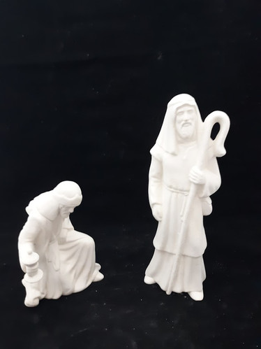 Clay Magic Nativity Set (Medium Shepherd & Kneeling King) | Countryside ...