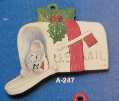 Ceramic Alberta Sleeping Mouse in Mailbox | Countryside Ceramics