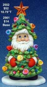Ceramic Clay Magic Christmas Tree Santa | Countryside Ceramics