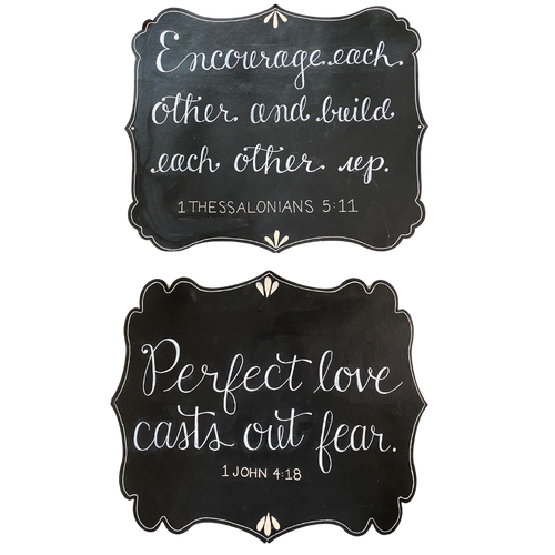 Large Bible Verse Signs | Bevy Boss HI