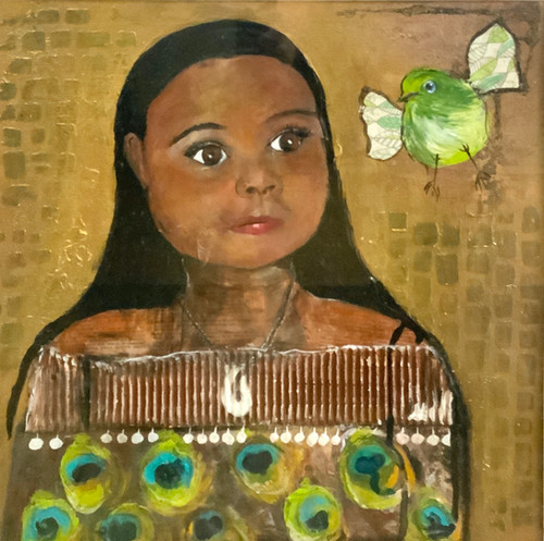 Fiona Ehn | Aroha and the Little Waxeye | Of Hand & Heart Art Gallery NZ