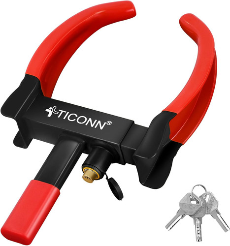 Universal Wheel Lock, Heavy Duty Tire Lock with 3 Keys | TICONN SHOP