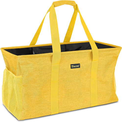 Large Utility Tote Storage Bag with Steel Wire Frame Open Top | BALEINE ...