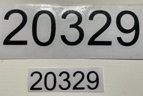 Vinyl Numbers- HULL REGISTRATION NUMBER | Bergan Sails