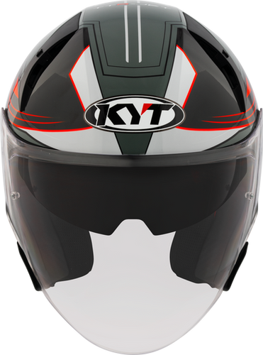 TTR JET Led Grey Black Helmet | MKA Motorparts Asia