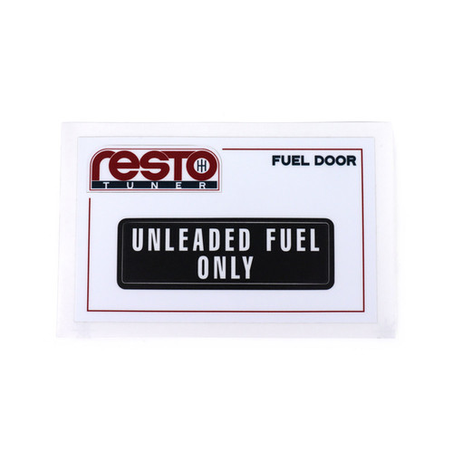 Standard Fuel Door Decal | Resto Tuner
