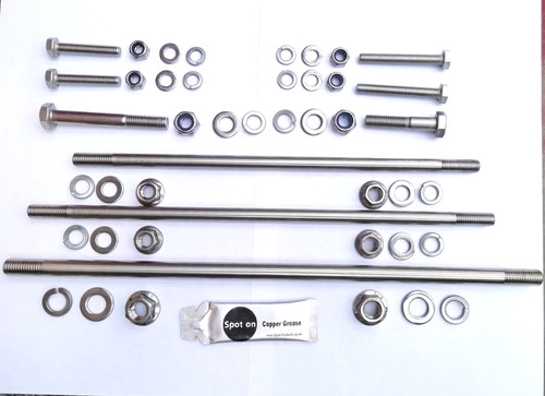 Honda CB750 SOHC Engine Mount Kit- Hex Bolts | zedparts