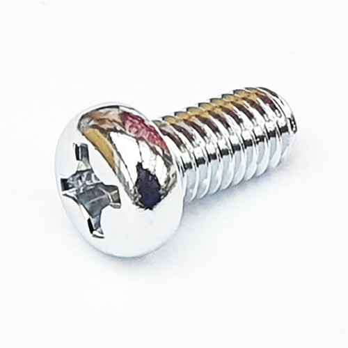 M6x12 Phil Pan Head Screw Chrome JIS 220E0612 | zedparts