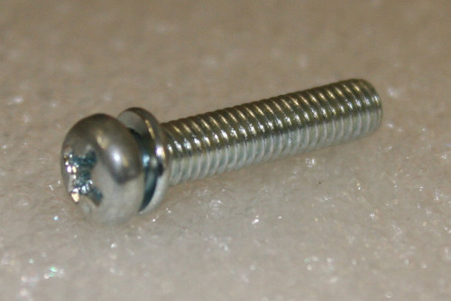 M5x30 Phil Pan Head Screw w/Spring Washer ZnCr3 JIS 223B0530 | zedparts