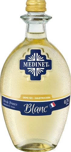 Vinho Medinet Blanc 700ml | Mauá Free Shop