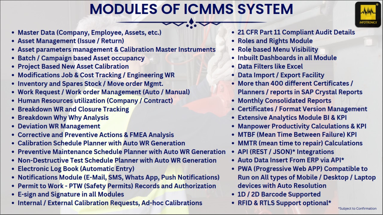 CMMS(Computerized Maintenance Management System)