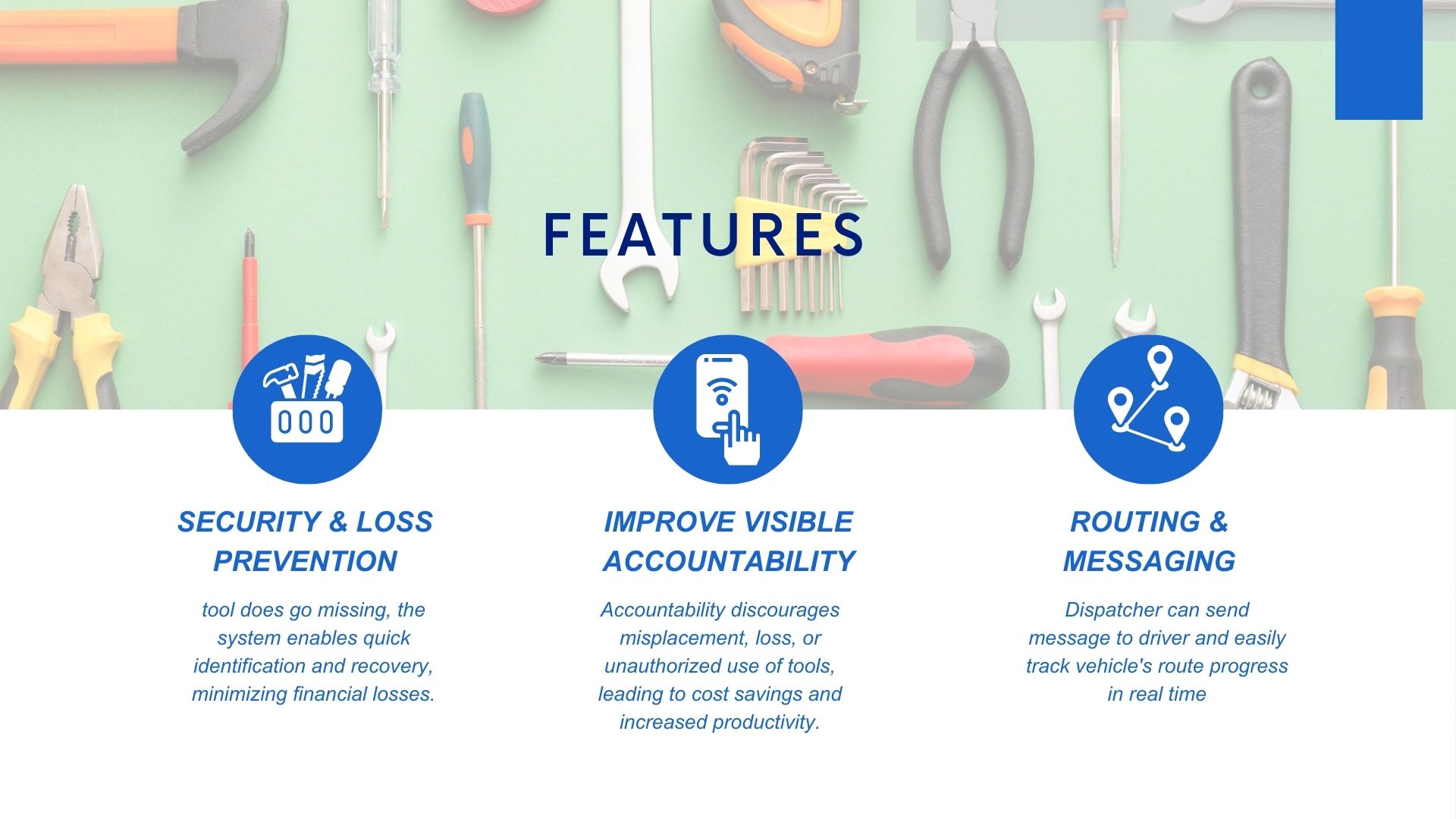 RFID Based Tools Tracking System with calibration Work Order Management