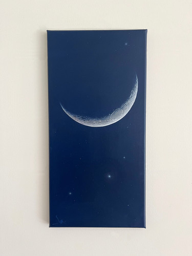Cresent Moon Painting - Original Oil on Canvas | Artist Eric Sweet