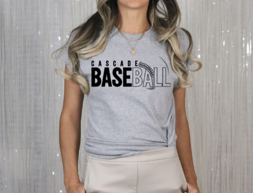 Cascade Baseball Tee | Turn Two Apparel and Design