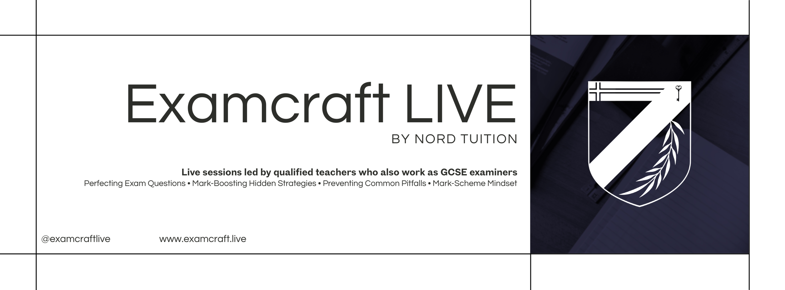 Examcraft LIVE | GCSE & iGCSE Easter Intensive Courses