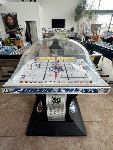 Super Chexx Bubble Hockey NY Rangers vs NY Islanders | arcadetrends
