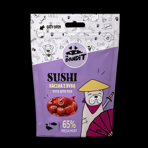 Mr.Bandit sushi Duck with fish 80g | Animal Kingdom