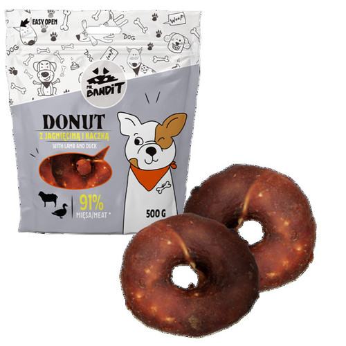 Mr.Bandit donut with lamb and duck 500g | Animal Kingdom
