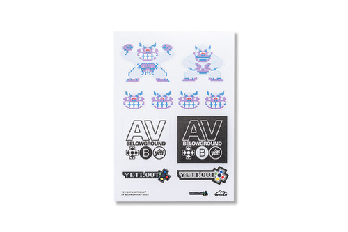8-Bit Yeti Sticker Pack | yetishop