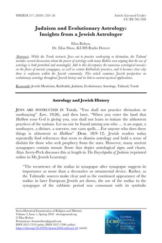 Judaism and Evolutionary Astrology: Insights from a Jewish Astrologer ...