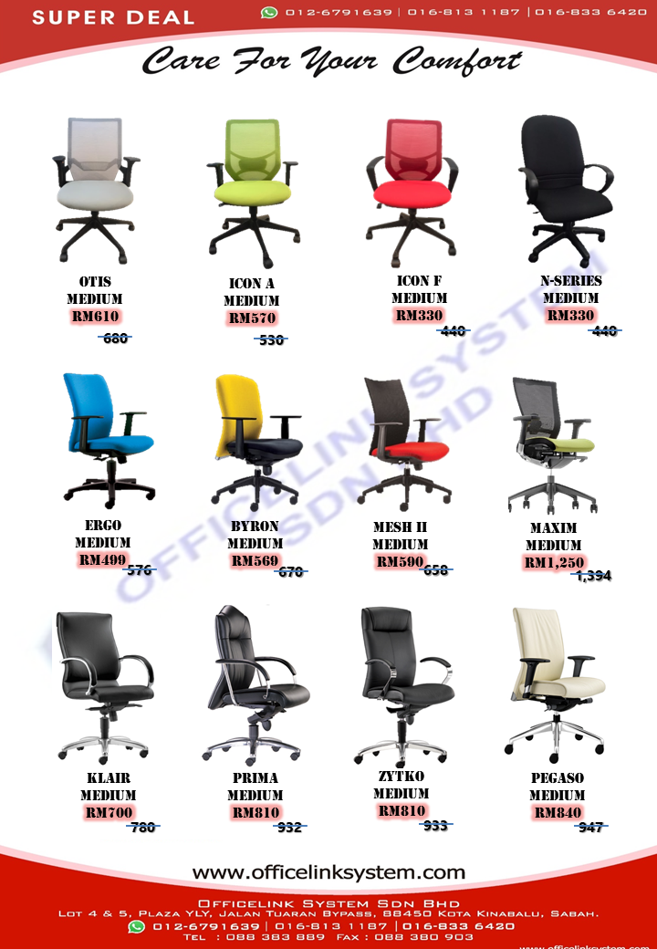 Office Furniture | Officelink System | Kota Kinabalu, Sabah