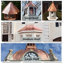 copper entry roof