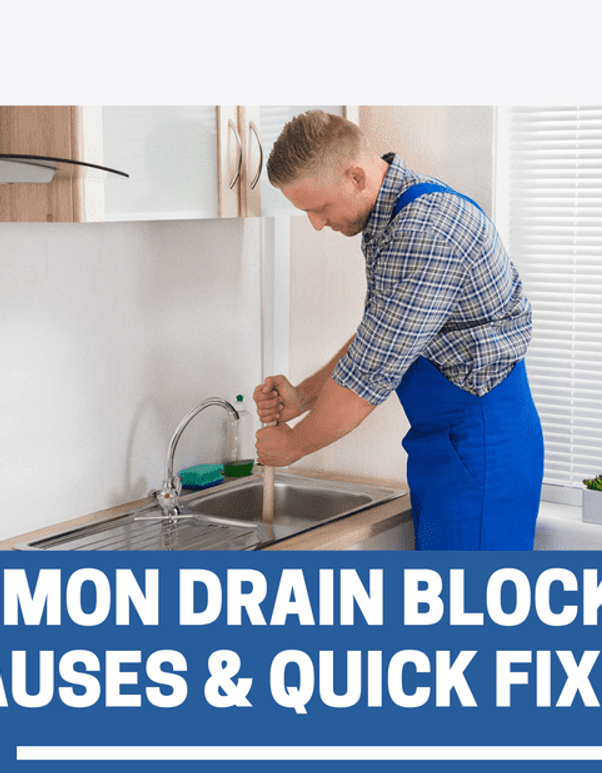 Common Drain Blockage Causes & Quick Fixes