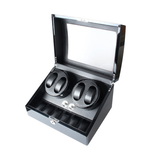 High-end Watch Winder Storage Box for 4 Automatic Watches