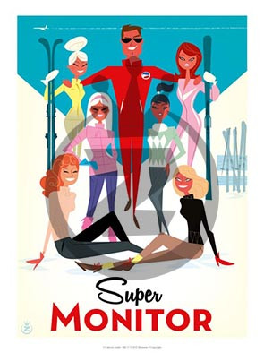 Affiche 30X40 Super Monitor | Les éditions Andre