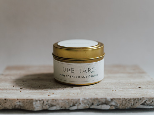 UBE TARO Scented Soy Candle | Lu France Interiors