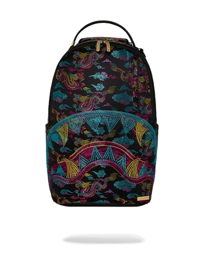 Sprayground Embroided Dragons Backpack | empireluggagecenter