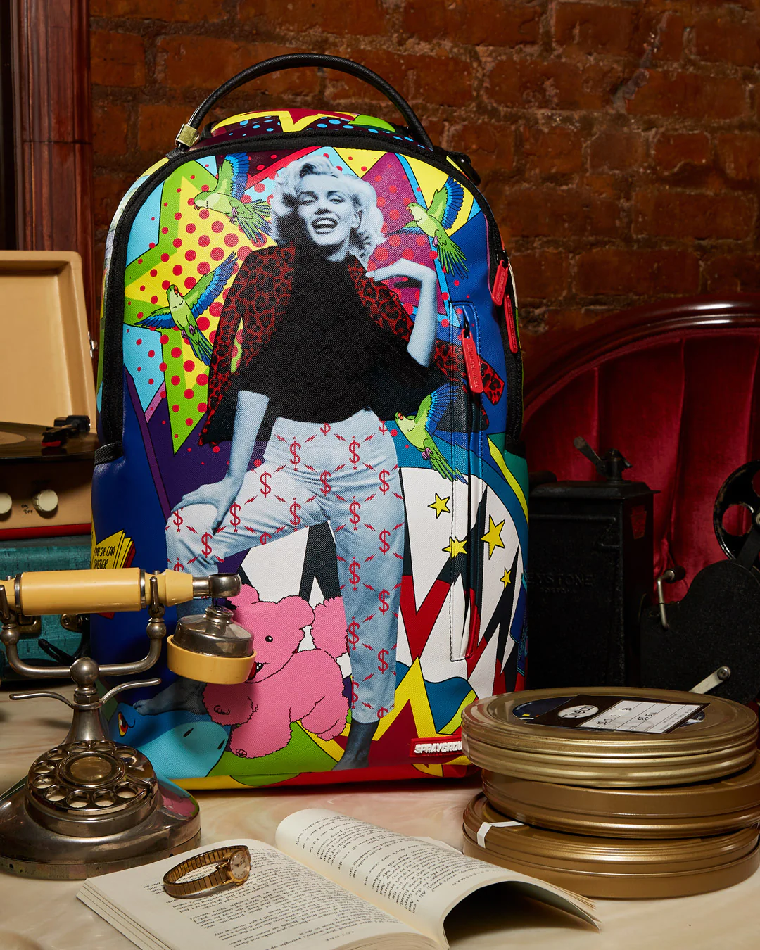 Sprayground Marilyn Monroe Pop Art Backpack | empireluggagecenter