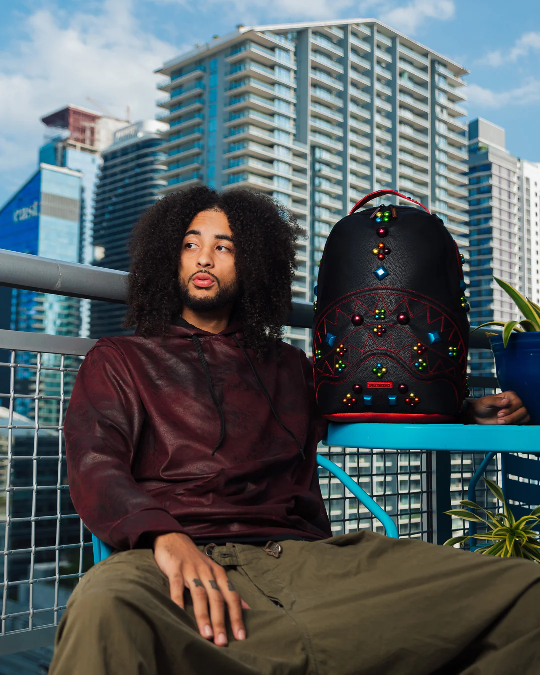 Sprayground Gemstone Outlaw DLXV Backpack | empireluggagecenter