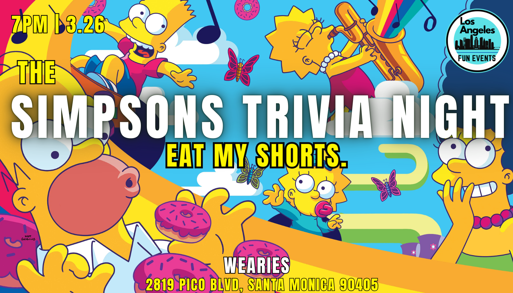 The Simpsons Trivia Night | LA Fun Events