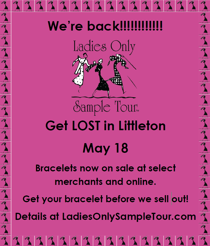 The Ladies Only Sample Tour is Back! May 18, 4-8 pm